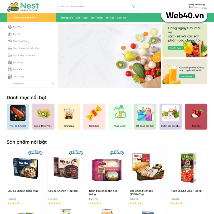 12 MẪU THIẾT KẾ TRANG WEB BÁN HÀNG HIỆU QUẢ